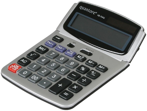 Rekenmachine Quantore VB-704Q bij Bruinsma
